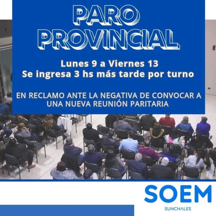 Soem profundiza medidas de fuerza - SunchalesHoy